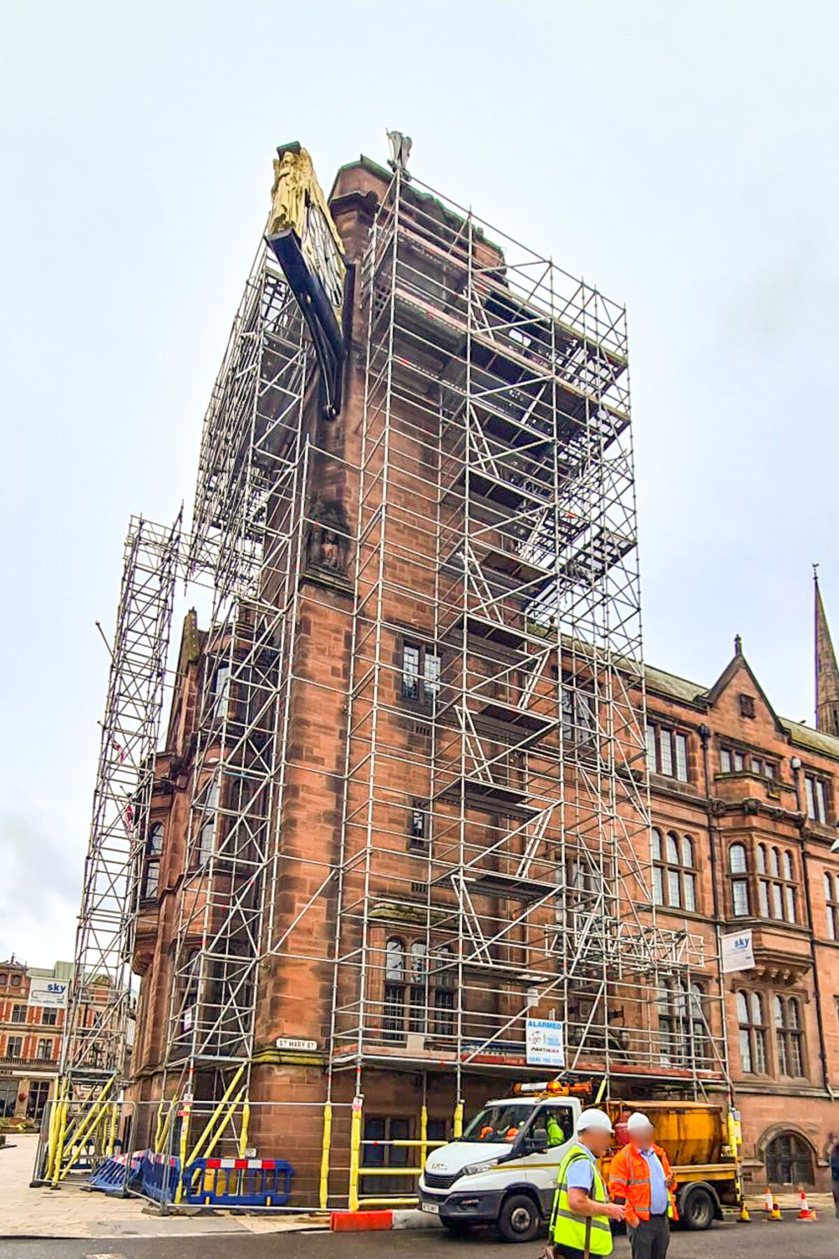 Coventry Council House Scaffolding