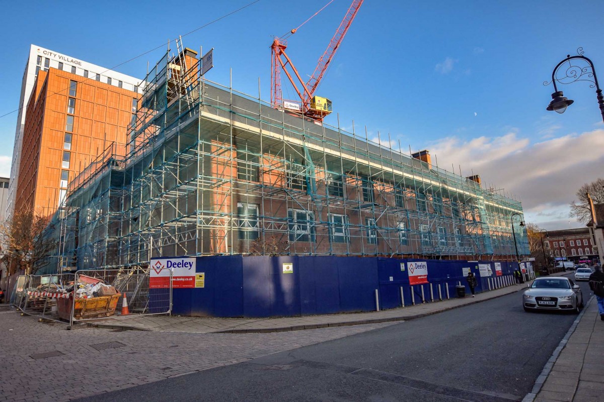 Coventry University - Sky Scaffolding Midlands Ltd
